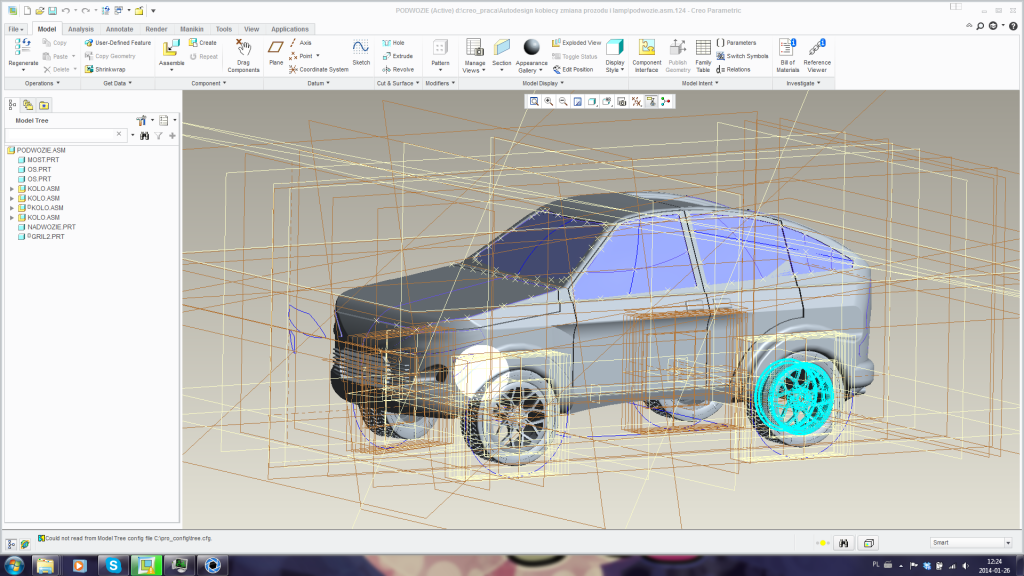 Car – Creo Parametric Practice ( + sketches ) – Marcela Nowak Car – Creo Parametric Practice ( + sketches ) – Marcela Nowak